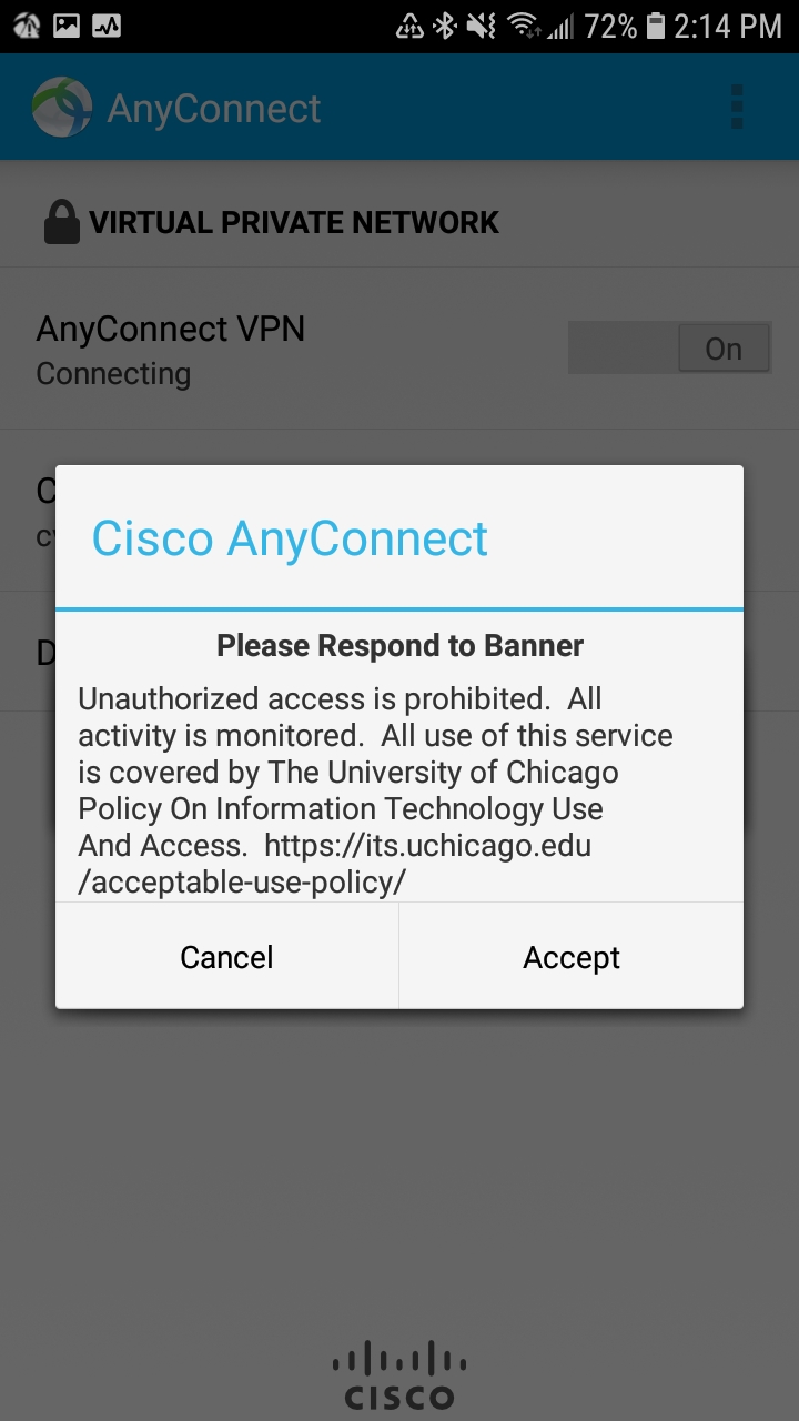 IT Knowledge - Install the Cisco AnyConnect Client on Android and ...