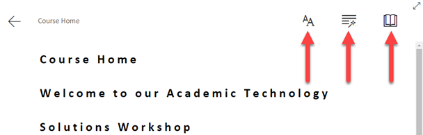 IT Services Knowledge - Use Microsoft Immersive Reader in Canvas - IT Service Portal