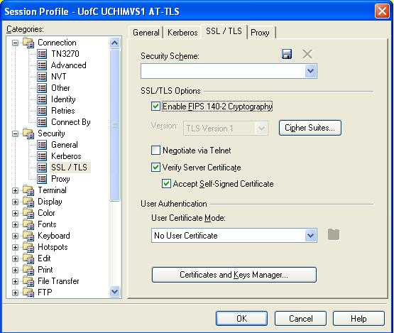 IT Knowledge - Enable AT-TLS TLSv1 on HostExplorer - IT Service Portal