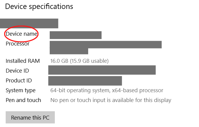 IT Knowledge - Find Your Computer's Name - IT Service Portal