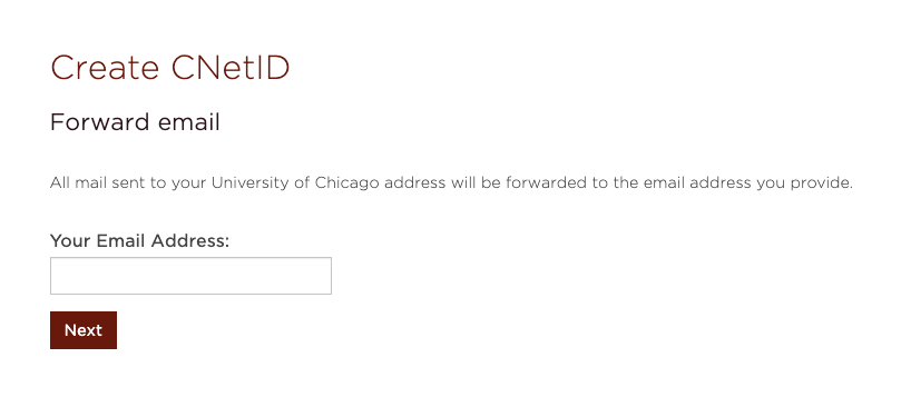IT Knowledge - Claim Your CNetID - IT Service Portal