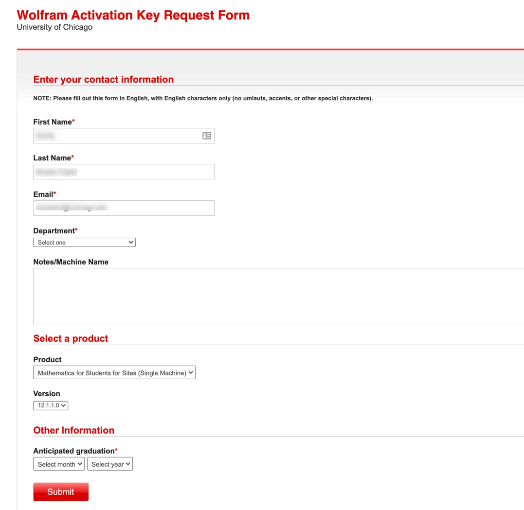 IT Knowledge - Get Mathematica - IT Service Portal